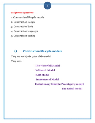 software construction modules,language,tools,design | PDF