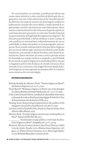 Ateísmo no Brasil (Paula Monteiro/ Eduardo Dullo) | PDF