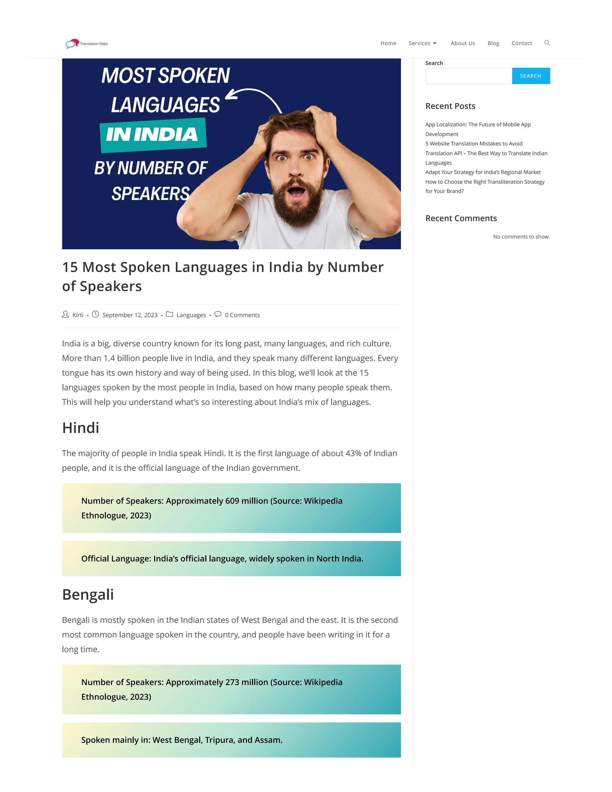 15 Most Spoken Languages in India by Number of Speakers.pdf