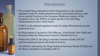 (15 mph104) cdsco & fda guidelines | PPTX