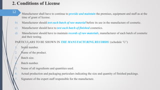 Regulatory of Cosmetic in India by Janki Patel | PPTX