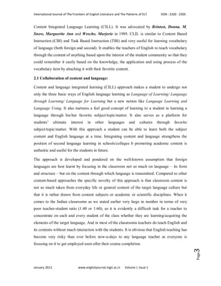 Enriching Vocabulary to the Students of English as Second Language ...