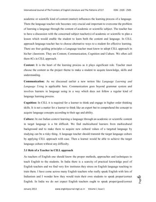 Enriching Vocabulary to the Students of English as Second Language ...