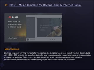 15 newest recording studio website themes 2020 | PPT