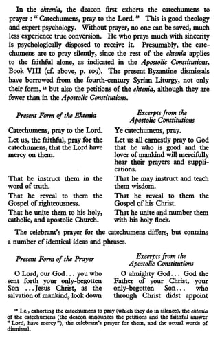 15 notes the dismissal of the catechumens | PDF