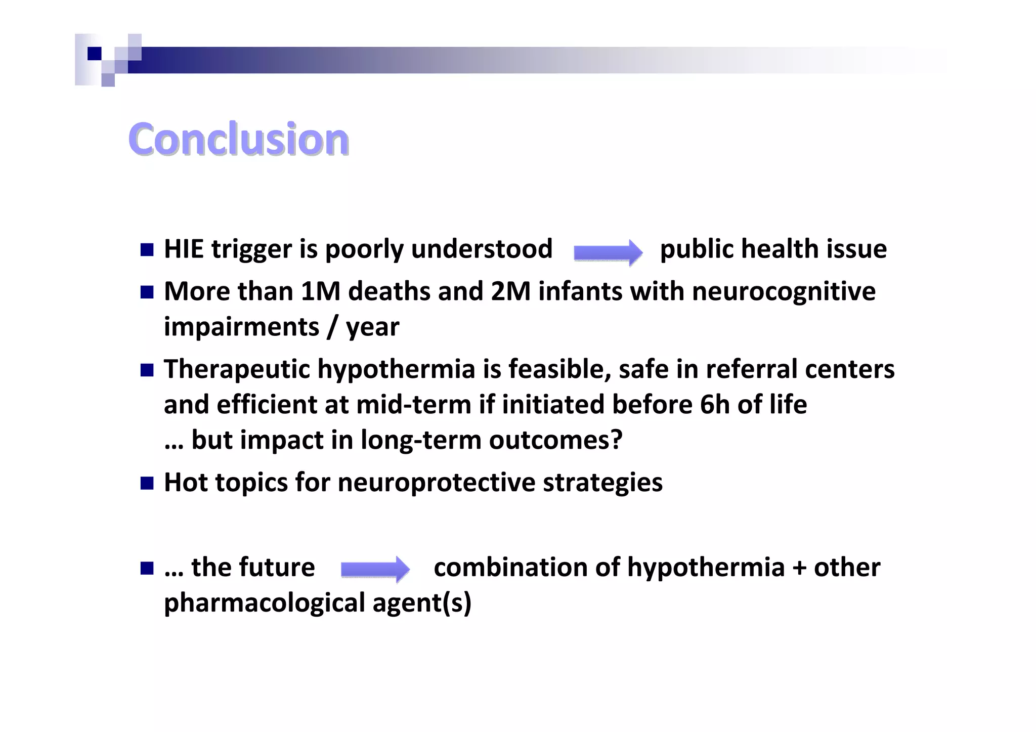 Therapeutic hypothermia for neonatal hypoxic-ischemic encephalopathy | PDF