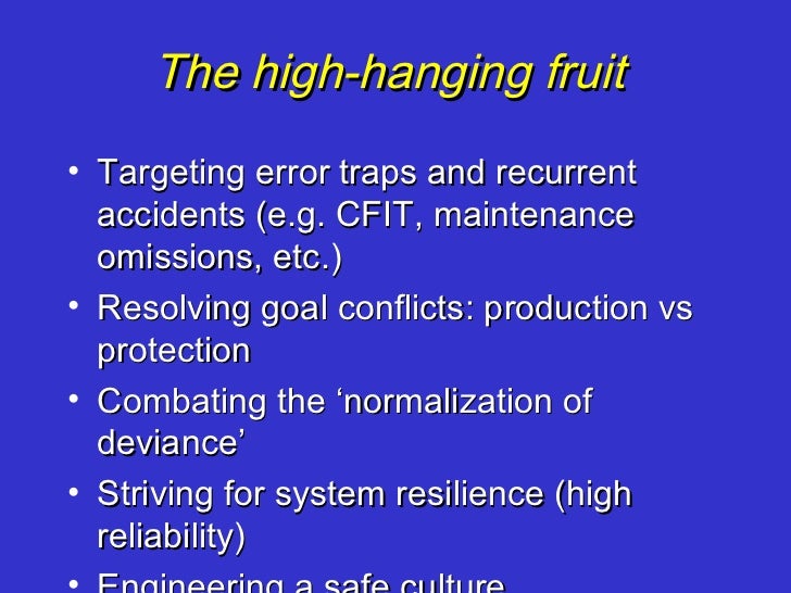 Normalization of Deviance