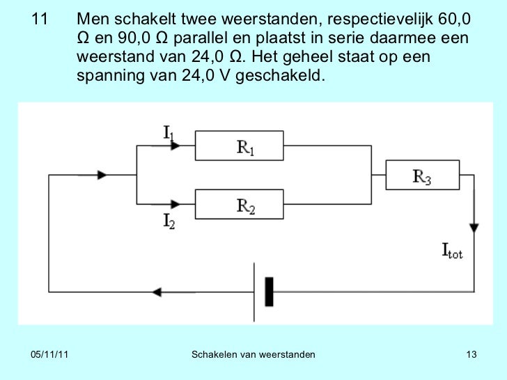 15 oefeningen schakelen van weerstanden