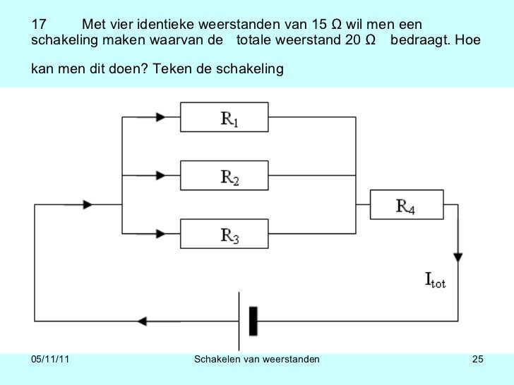 Parallelschakeling Weerstand