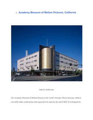 15 of the worlds most remarkable buildings in 2019 | PDF