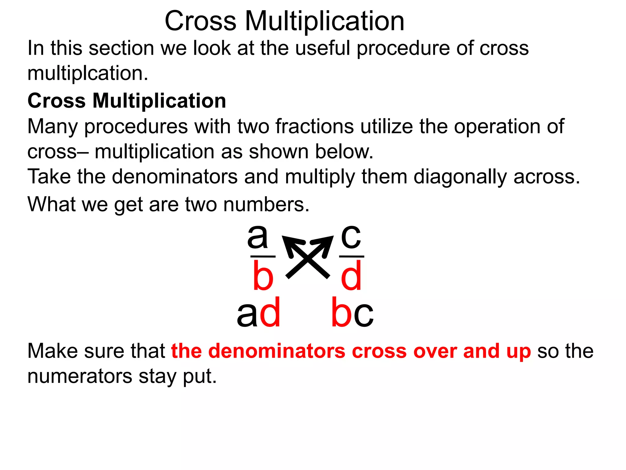 15 on cross multiplication | PPTX