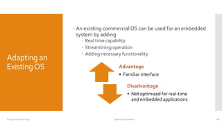 Embedded Operating Systems lecture notes | PDF