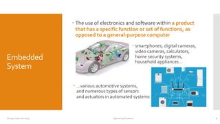 Embedded Operating Systems lecture notes | PDF