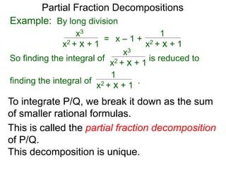 16 partial fraction decompositions x | PPTX