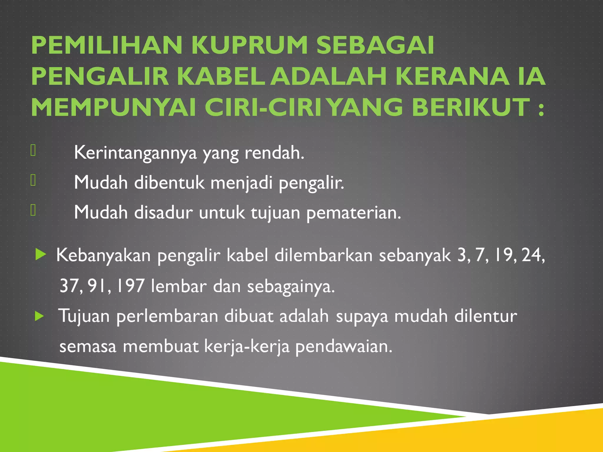 Pengalir Dan Kabel | PPT
