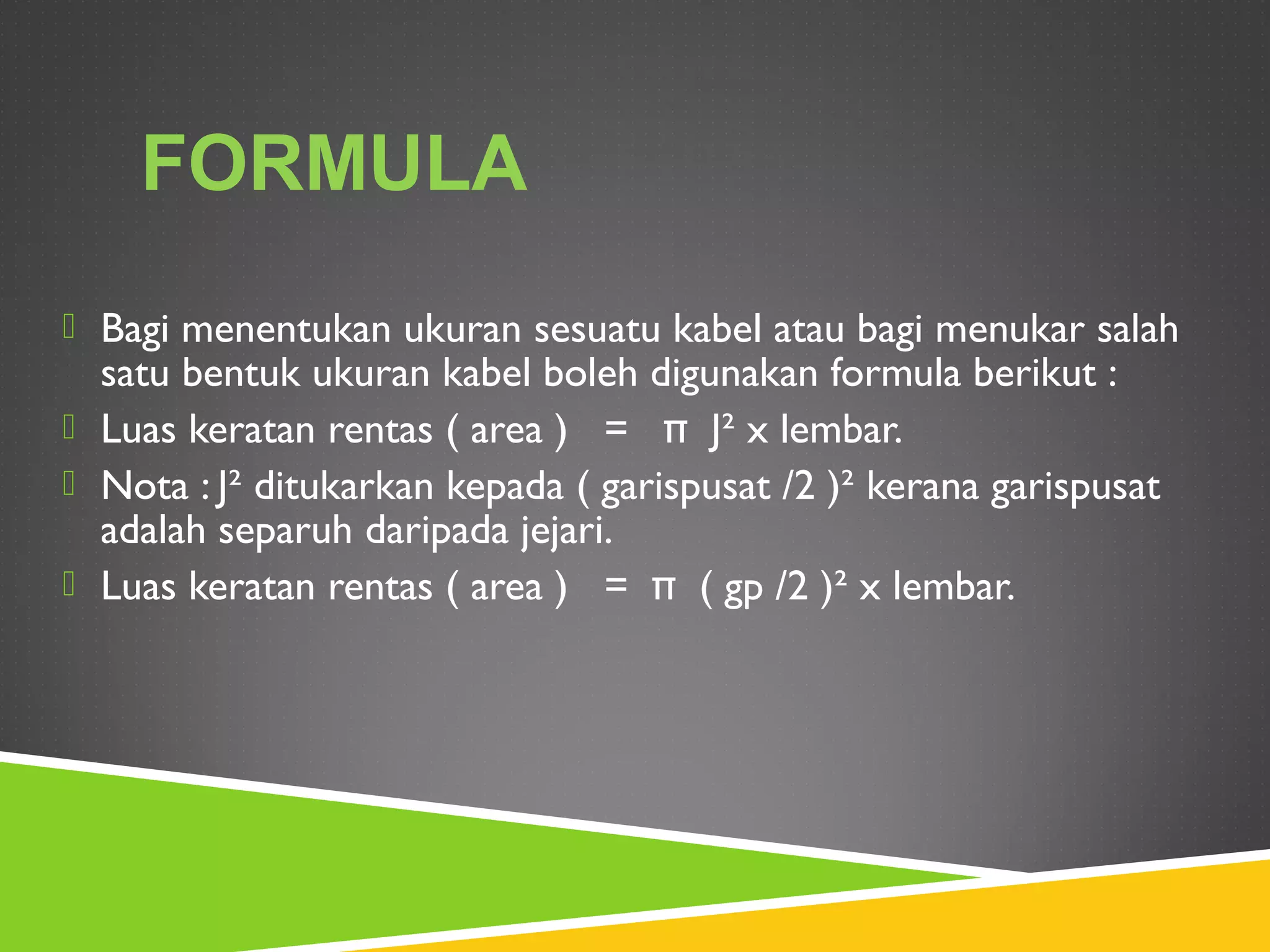Pengalir Dan Kabel | PPT