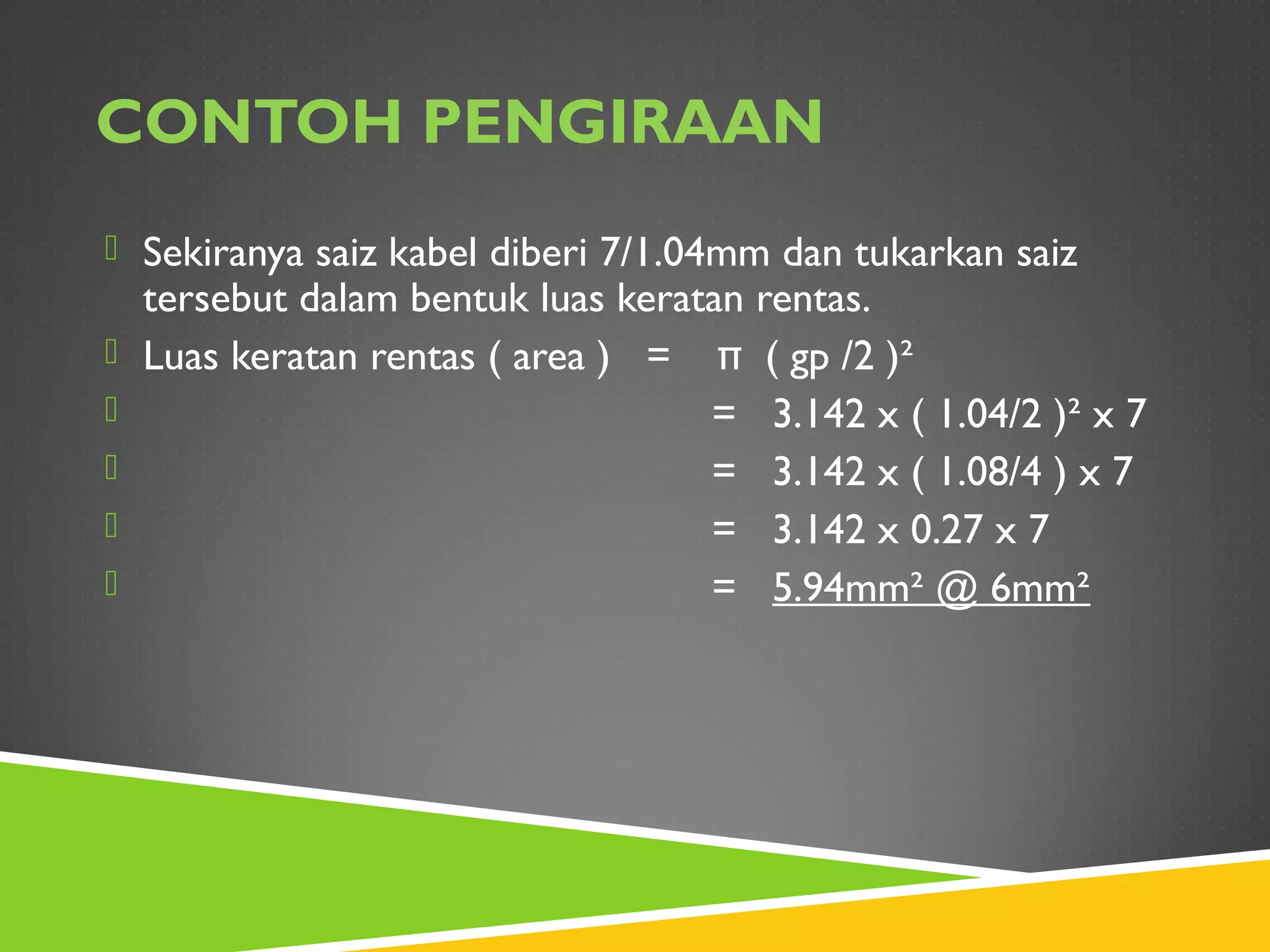 Pengalir Dan Kabel | PPT