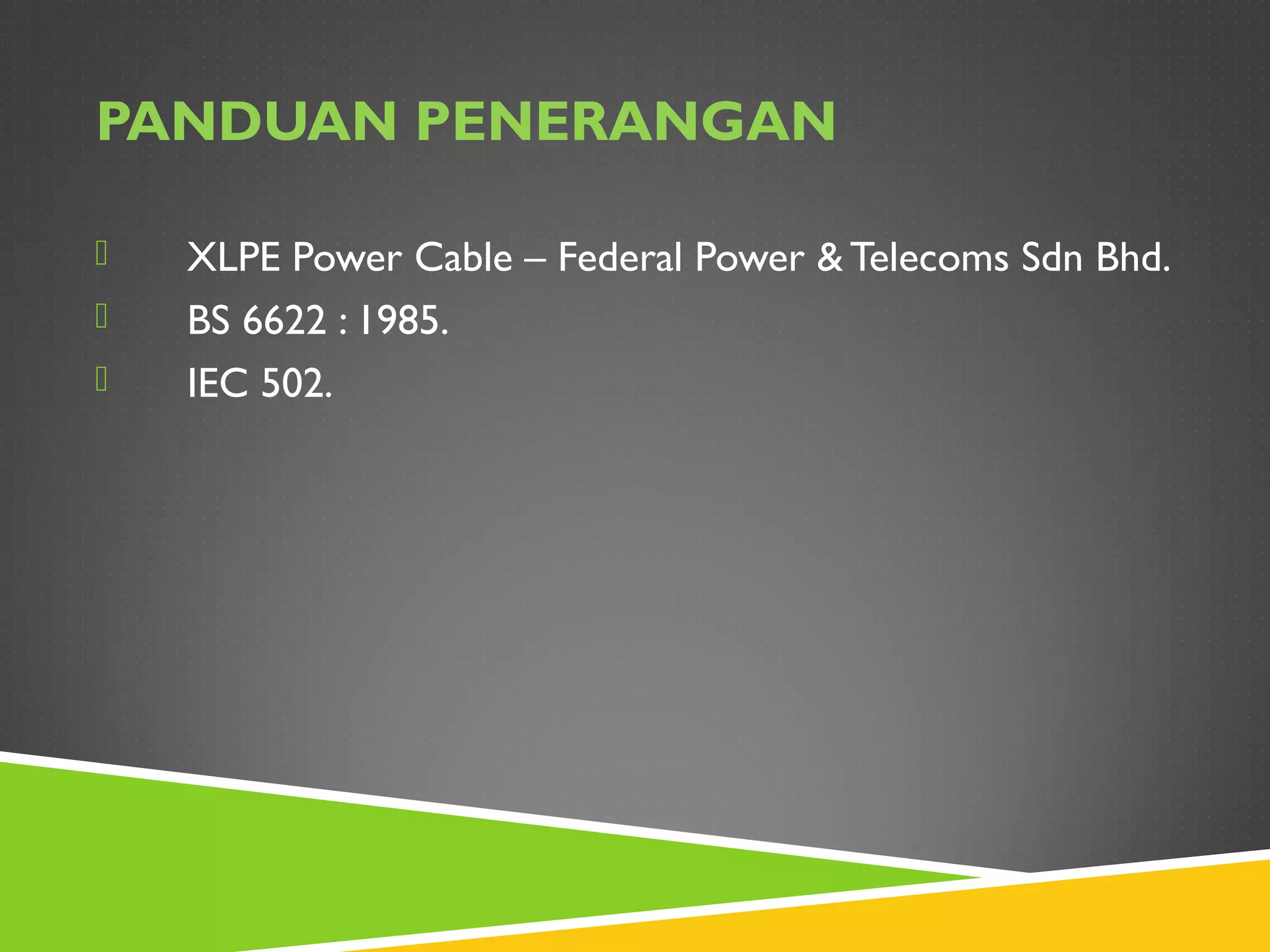 Pengalir Dan Kabel | PPT