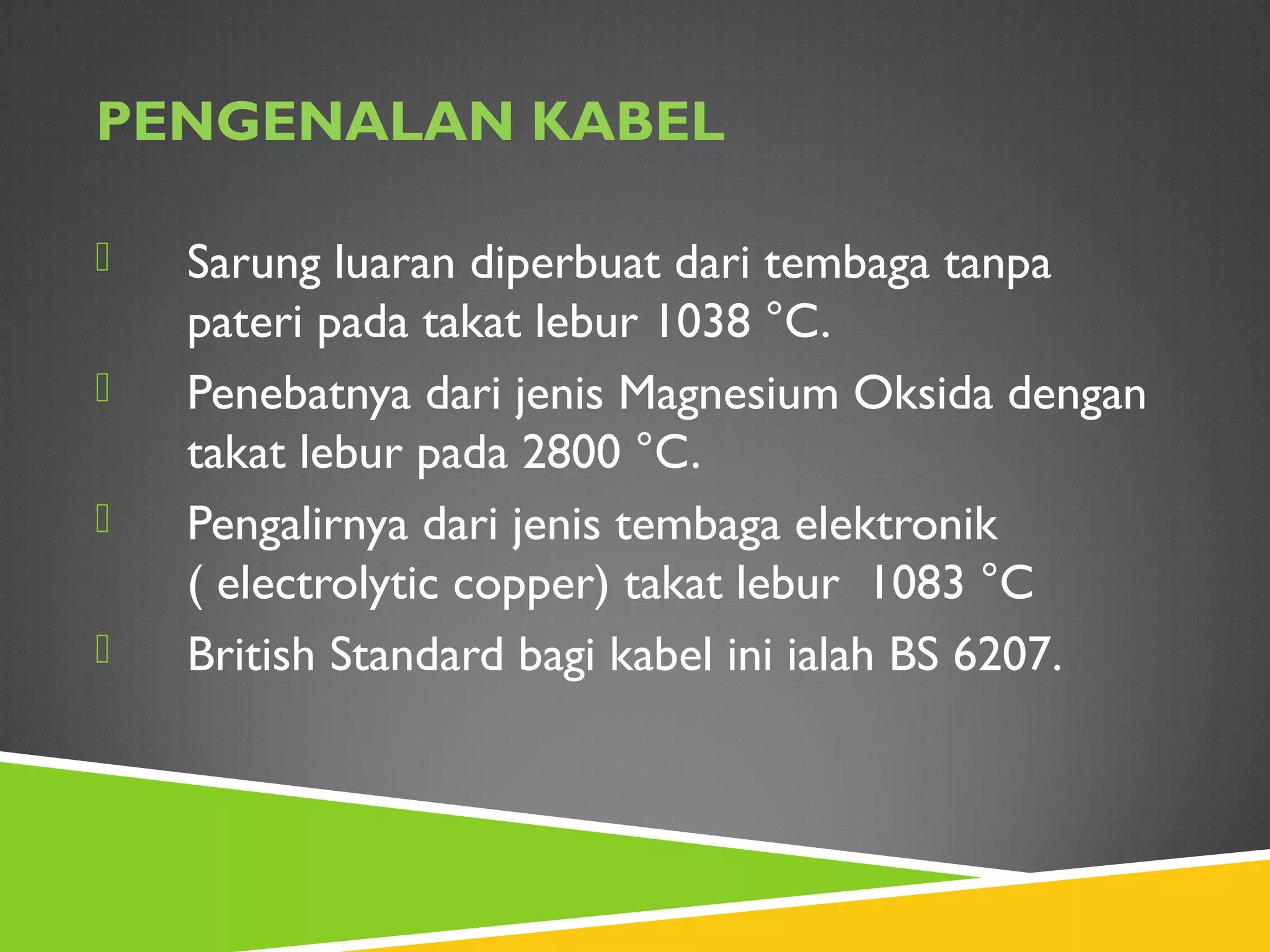 Pengalir Dan Kabel | PPT