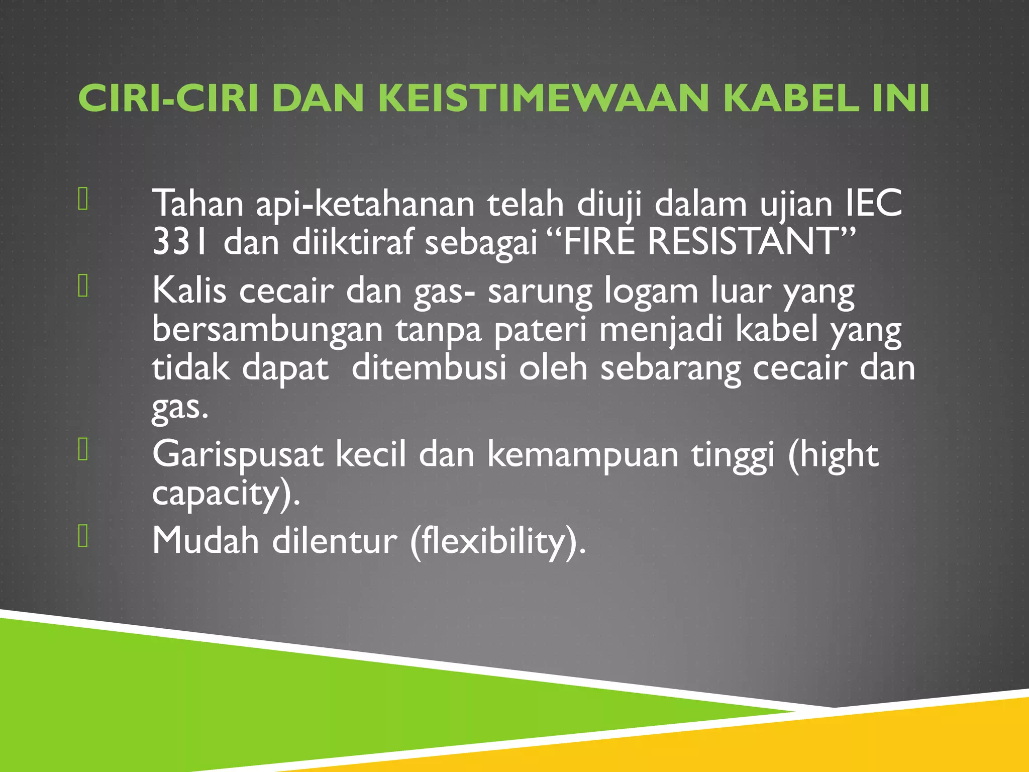 Pengalir Dan Kabel | PPT