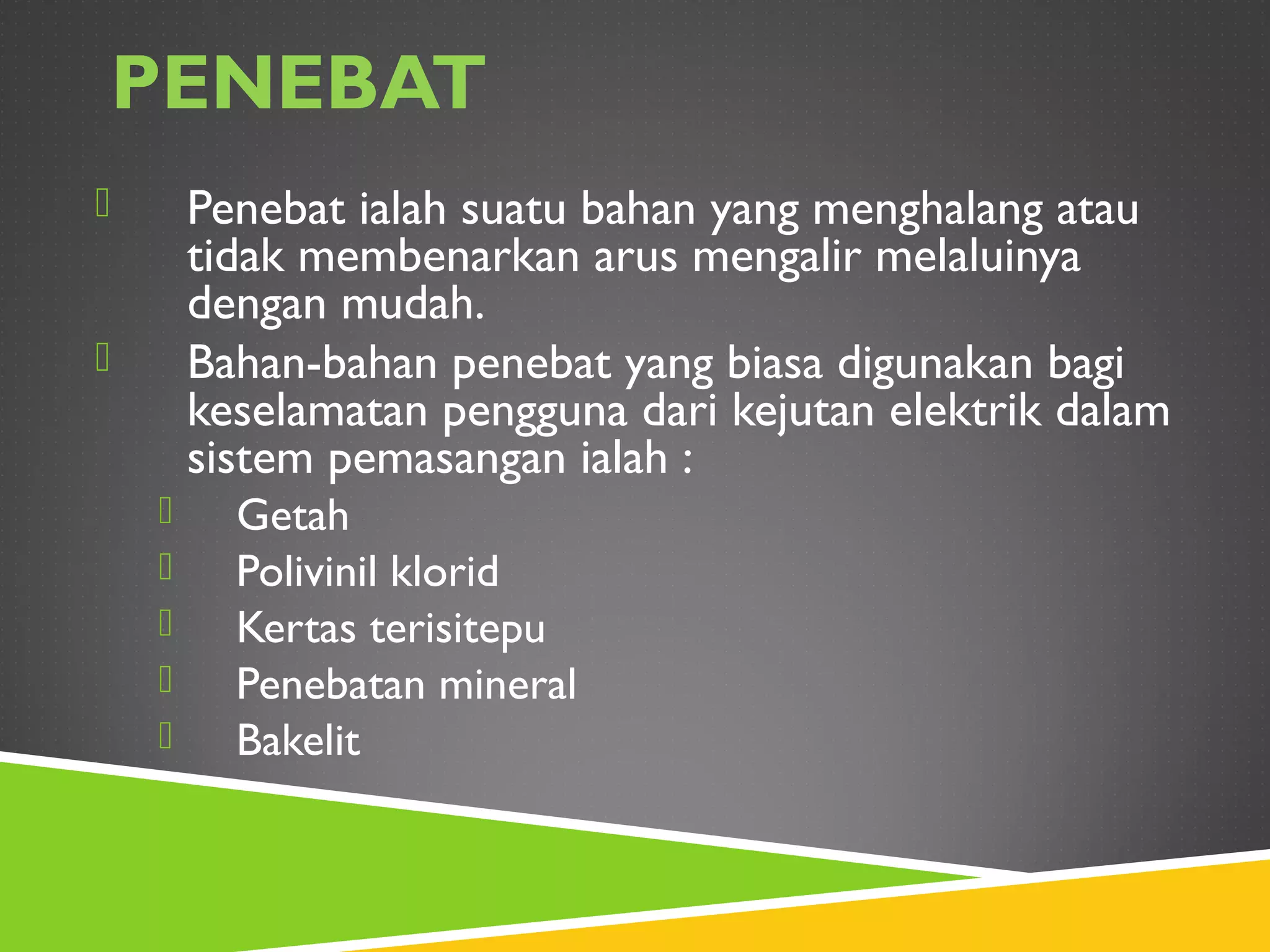 Pengalir Dan Kabel | PPT