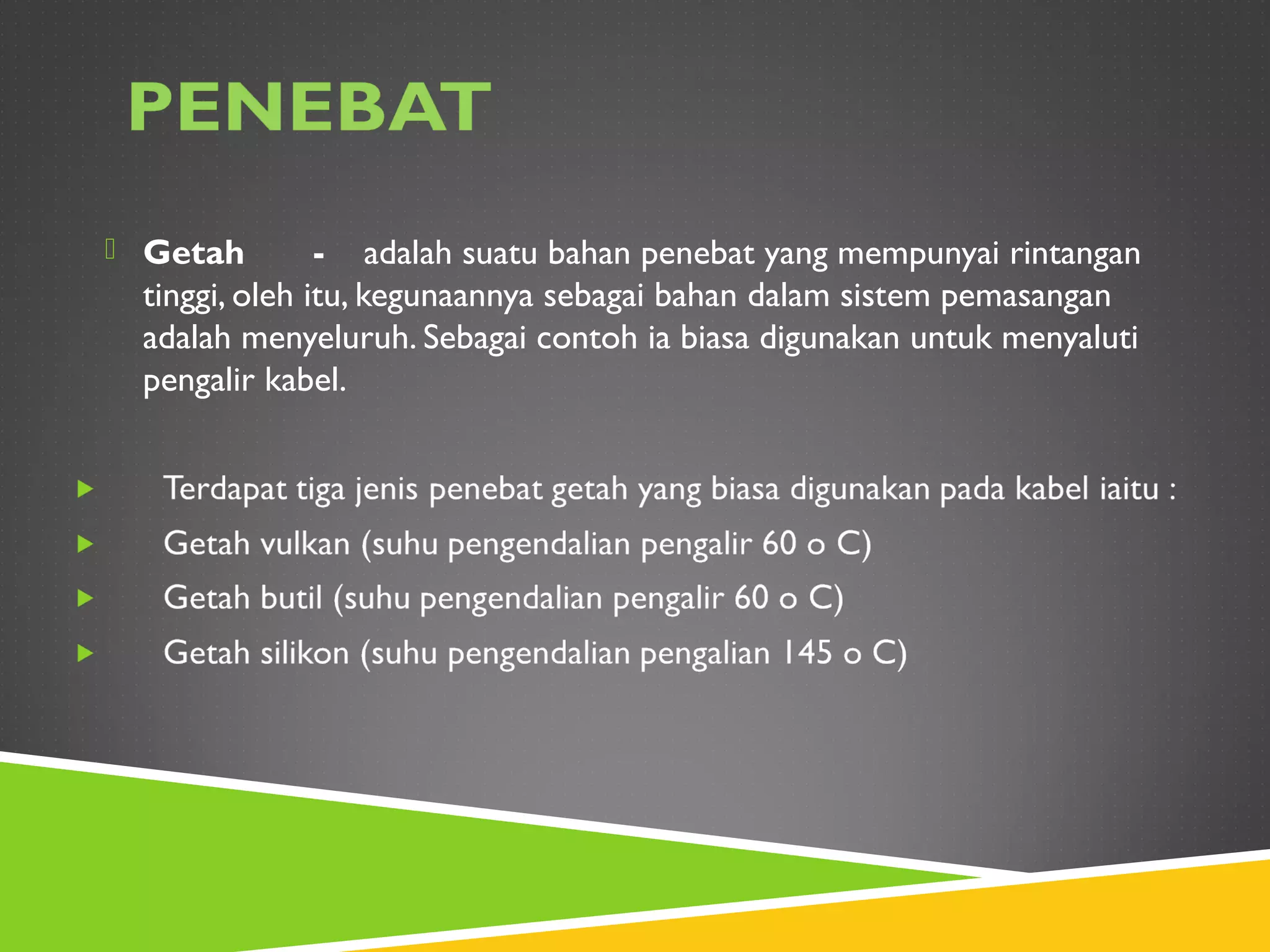 Pengalir Dan Kabel | PPT