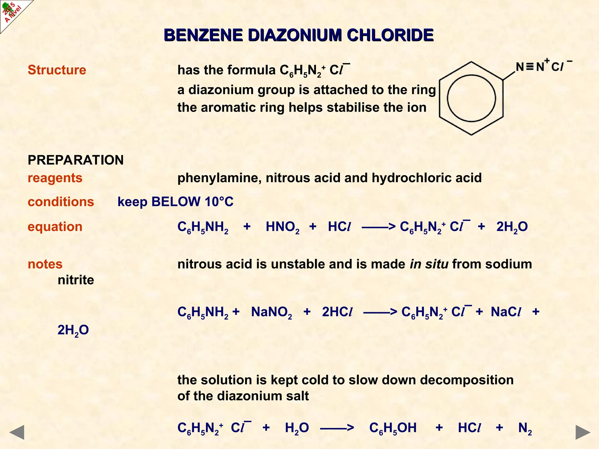 Reaction of phenol A level 9701 guide for students | PPT