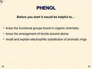 Reaction of phenol A level 9701 guide for students | PPT