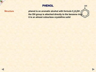 Reaction of phenol A level 9701 guide for students | PPT