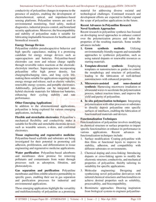 Potential of Polyaniline as a Versatile Conducting Polymer | PDF