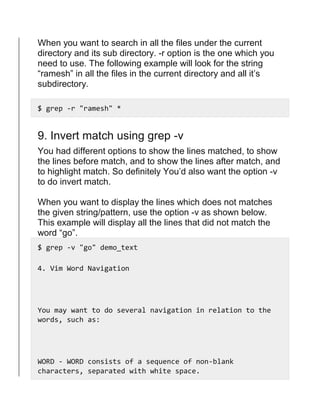 15 practical grep command examples in linux | DOCX