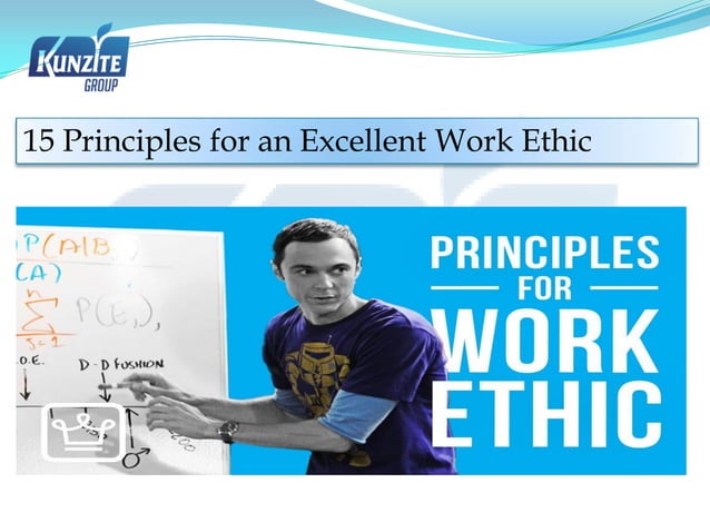 15 principles for an excellent work ethic | PPT