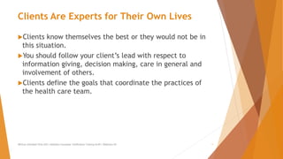 15 Principles of Client Centered Care | PPTX