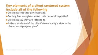 15 Principles of Client Centered Care | PPTX