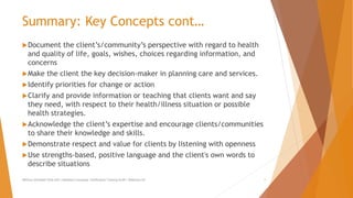 15 Principles of Client Centered Care | PPTX