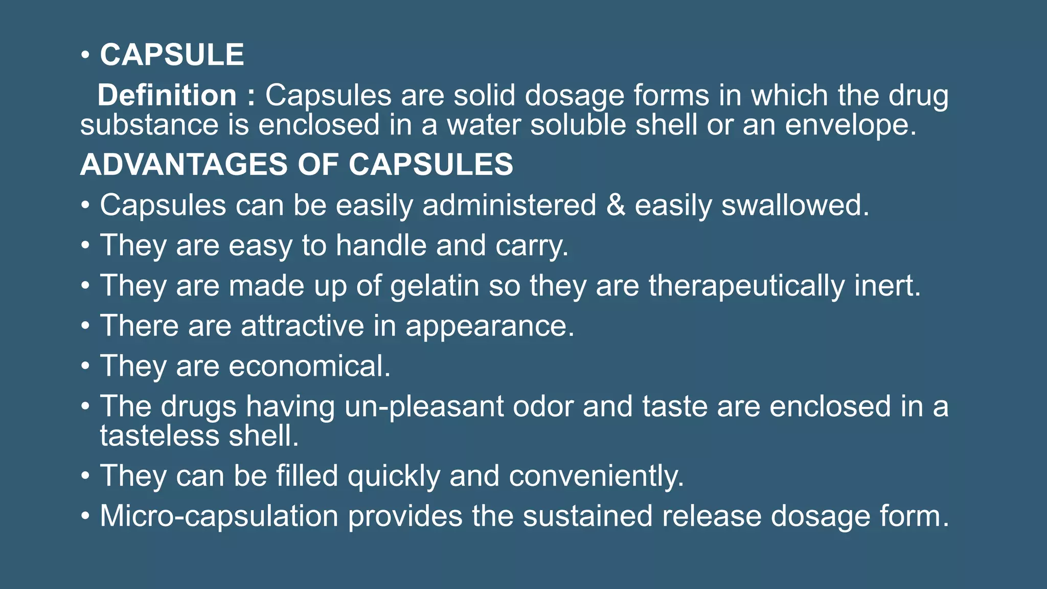15 processing of capsule | PPT
