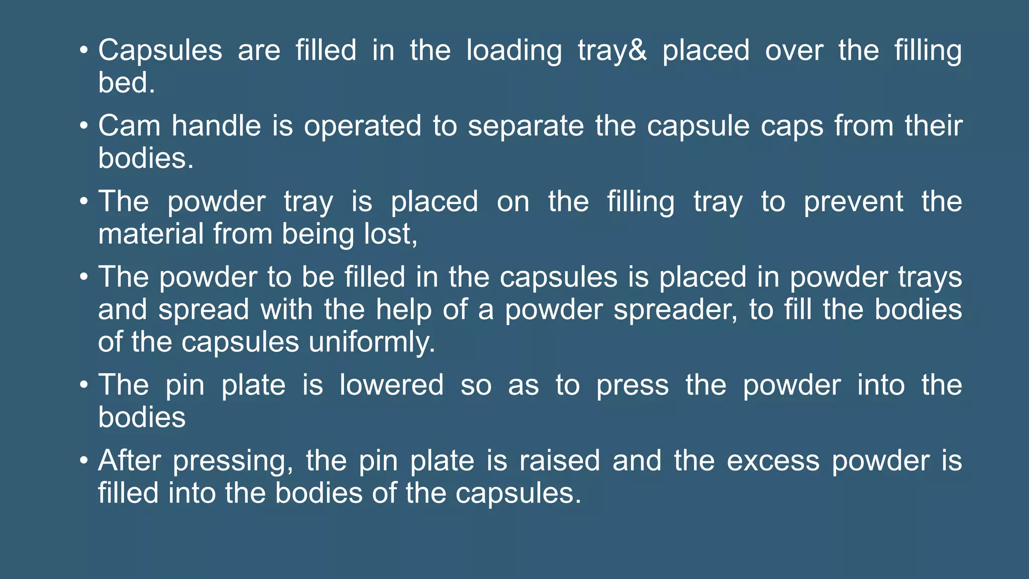 15 processing of capsule | PPT
