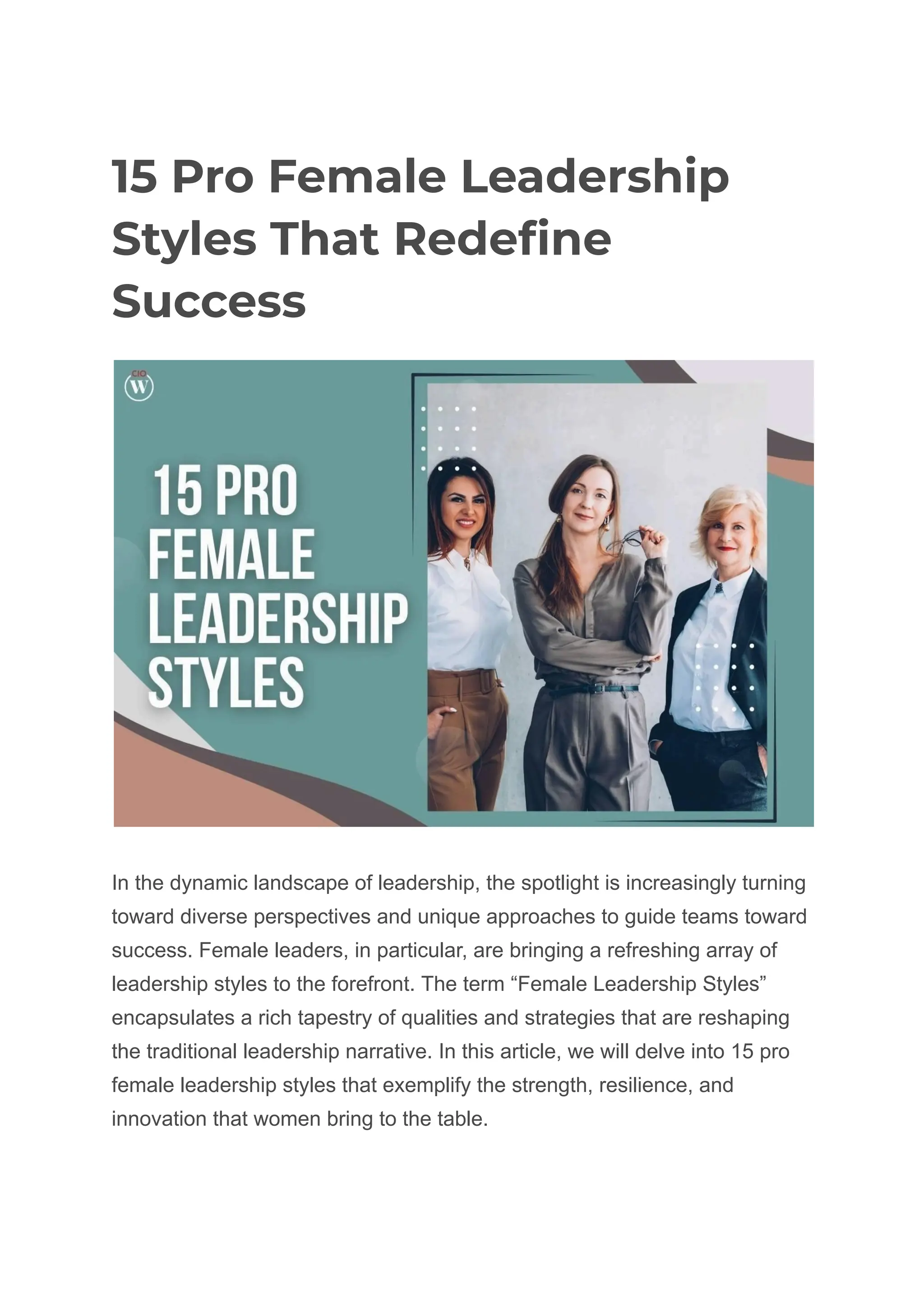 15 Pro Female Leadership Styles That Redefine Success.pdf