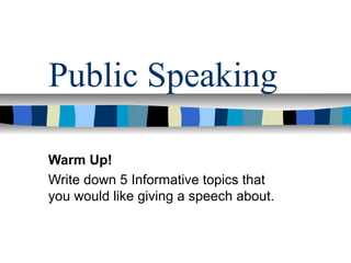15 public speaking | PPT
