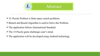 15 puzzle problem game on android | PPT | Puzzle Video Games | Video ...