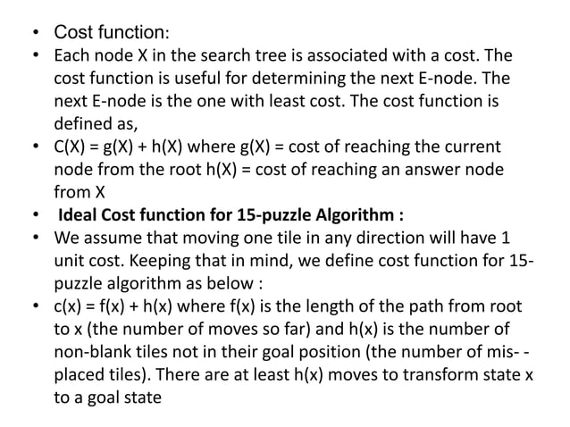 15 Puzzle Problem Using Branch And Bound