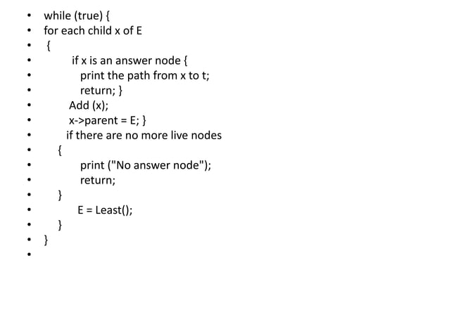 15 puzzle problem using branch and bound | PPTX