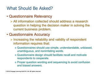 15 questionnaire design | PPT