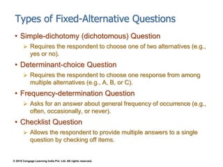 15 questionnaire design | PPT
