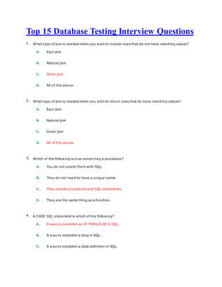 15 questions sql advance | PDF
