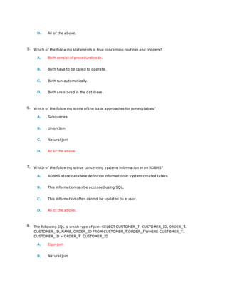 15 questions sql advance | PDF