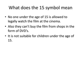 15 rated films | PPT