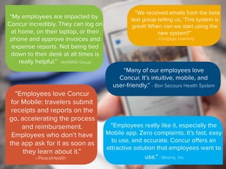 15 Reasons Why Concur Is Easy To Use | PDF