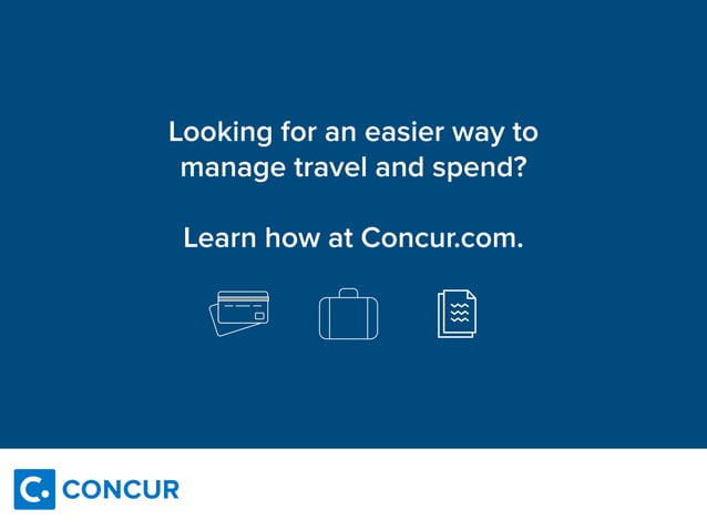 15 Reasons Why Concur Is Easy To Use | PPT | Free Download