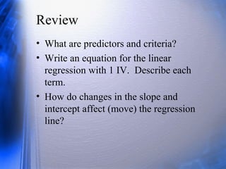 15 regression basics | PPT
